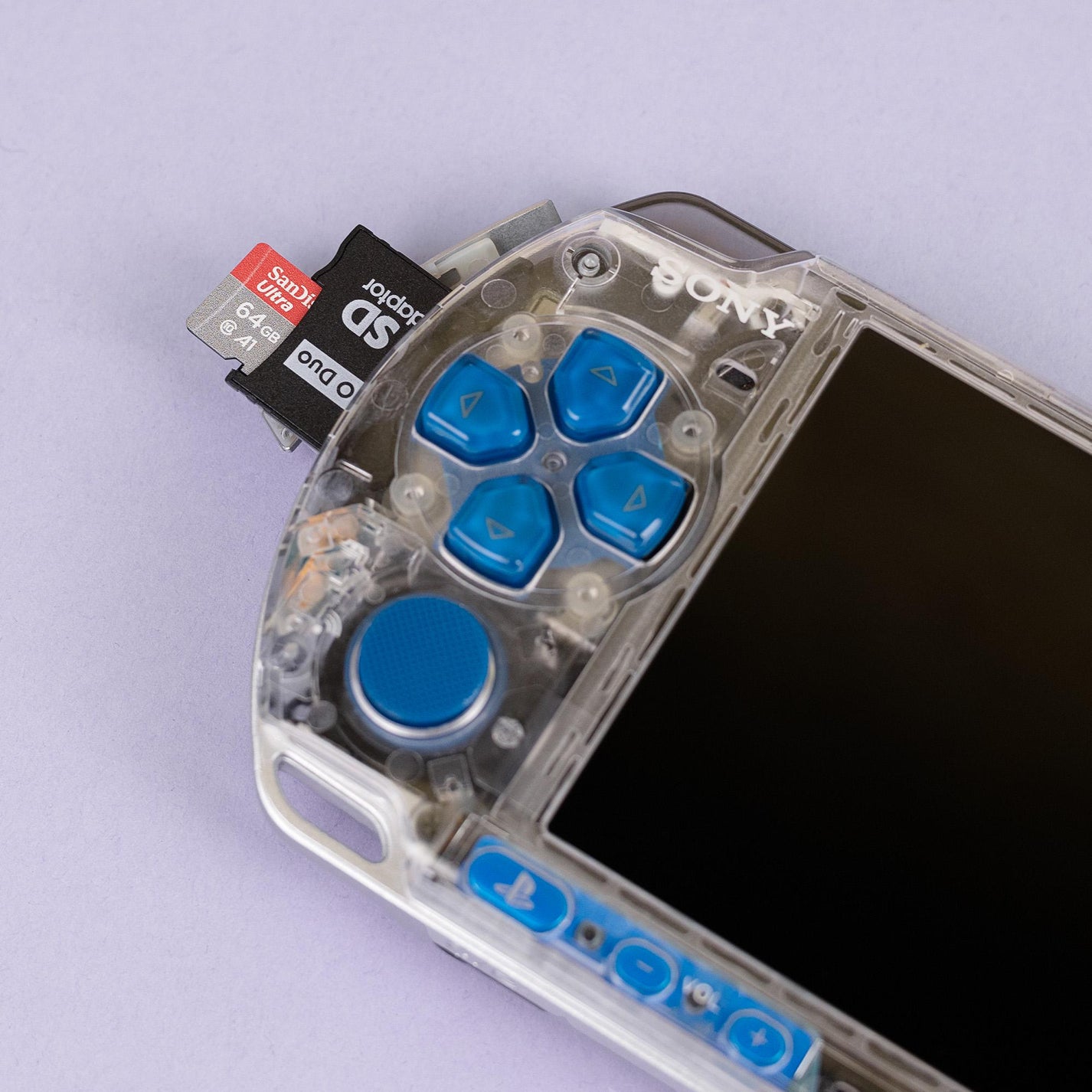 PSP 3000 128GB - Crystal Clear – PlayingScorp