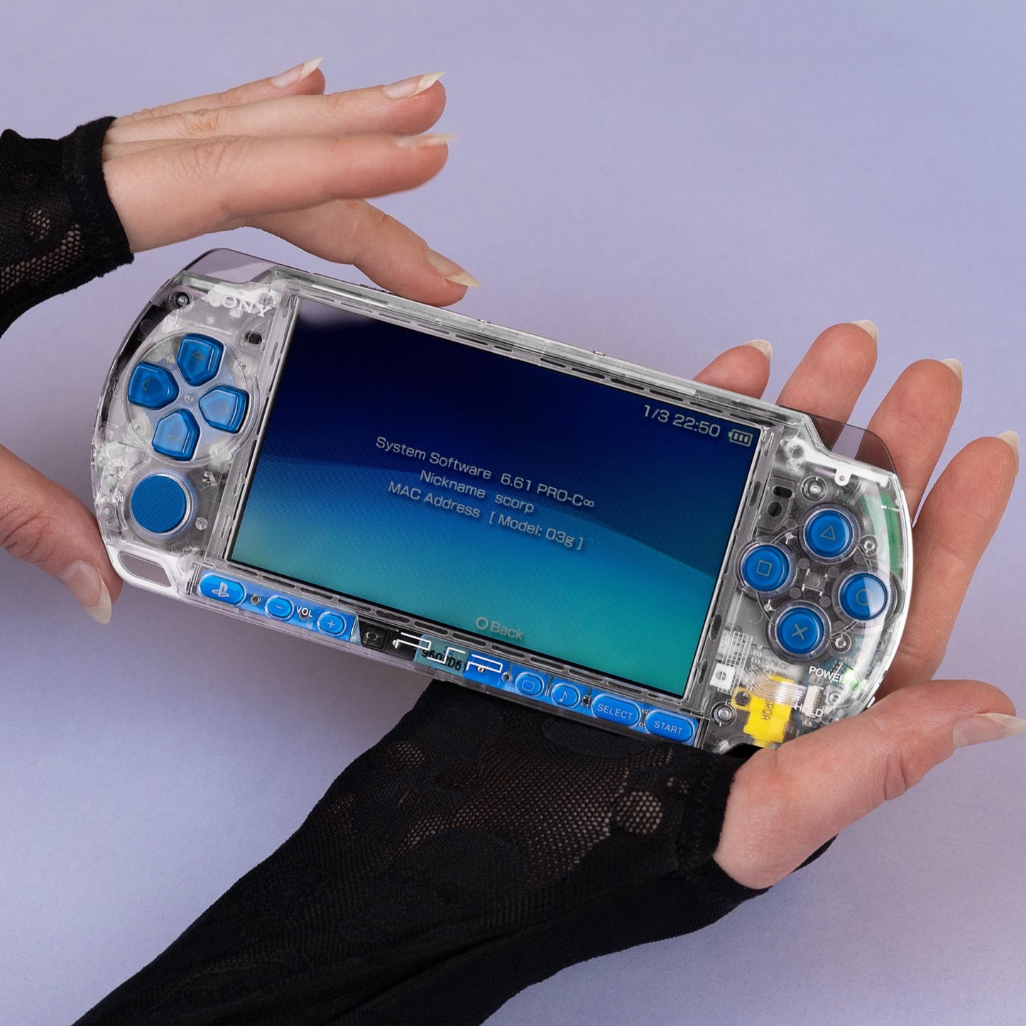PSP 3000 128GB - Crystal Clear – PlayingScorp