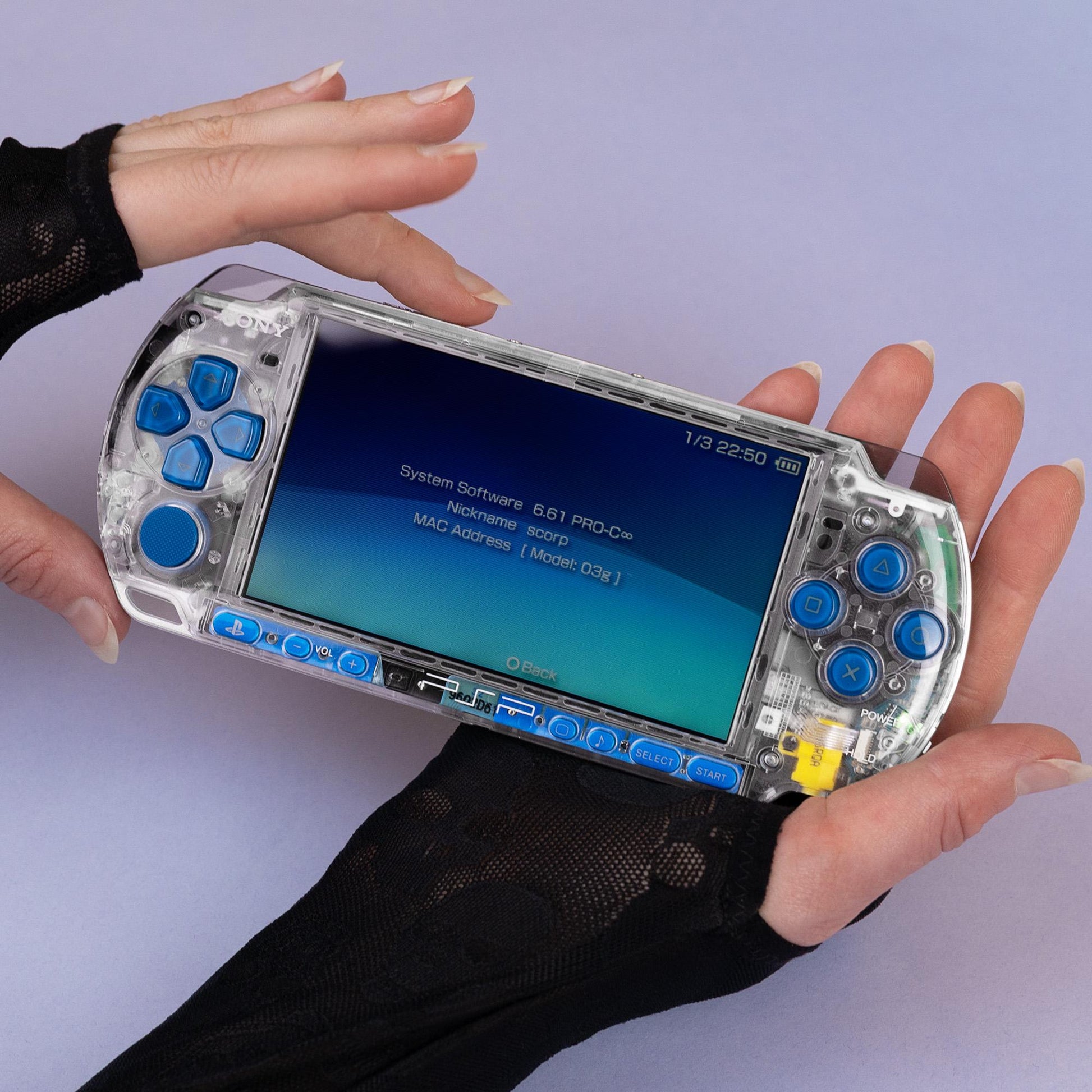 PSP 3000 128GB - Crystal Clear – PlayingScorp